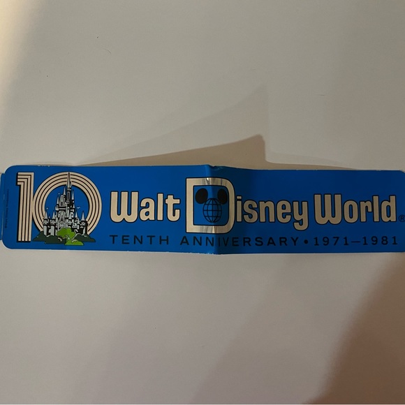 Disney | Other | Vintage 981 Walt Disney World Bumper Sticker | Poshmark